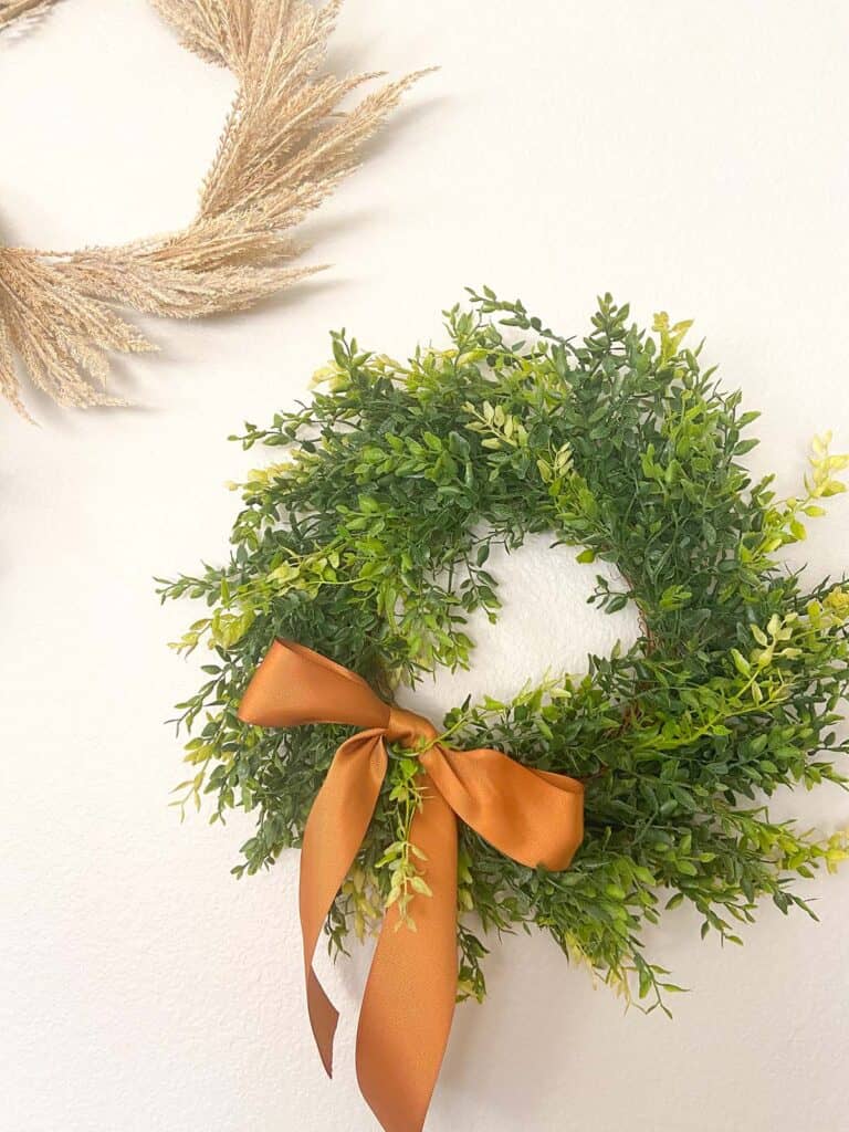 Wreath Wall Decor: From Fall to Christmas! | Thoughtfully Simple