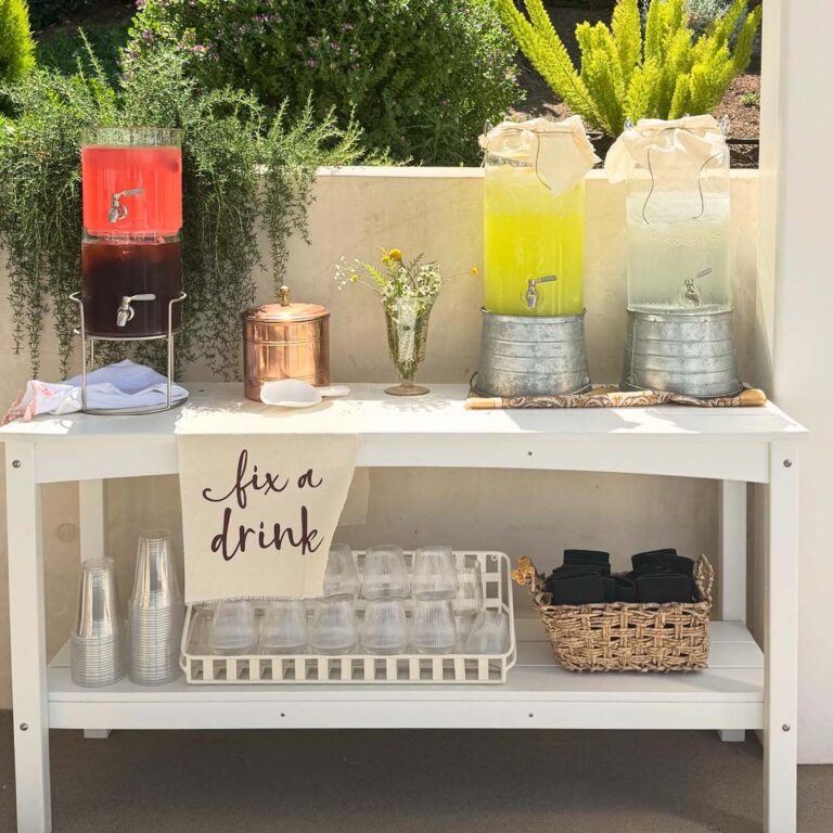Buffet Table Set Up in 4 Easy Steps | Thoughtfully Simple